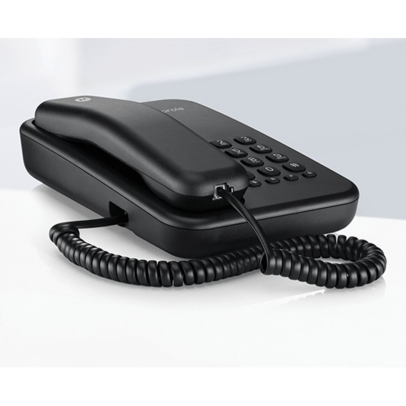 Telefono Fisso con Filo Motorola CT100 Nero